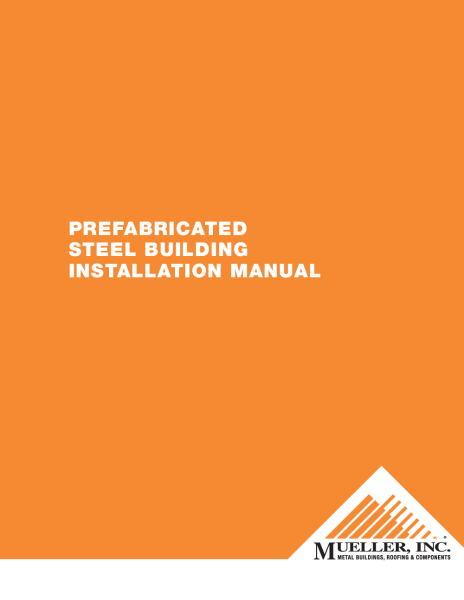 Installation Manuals - Mueller, Inc